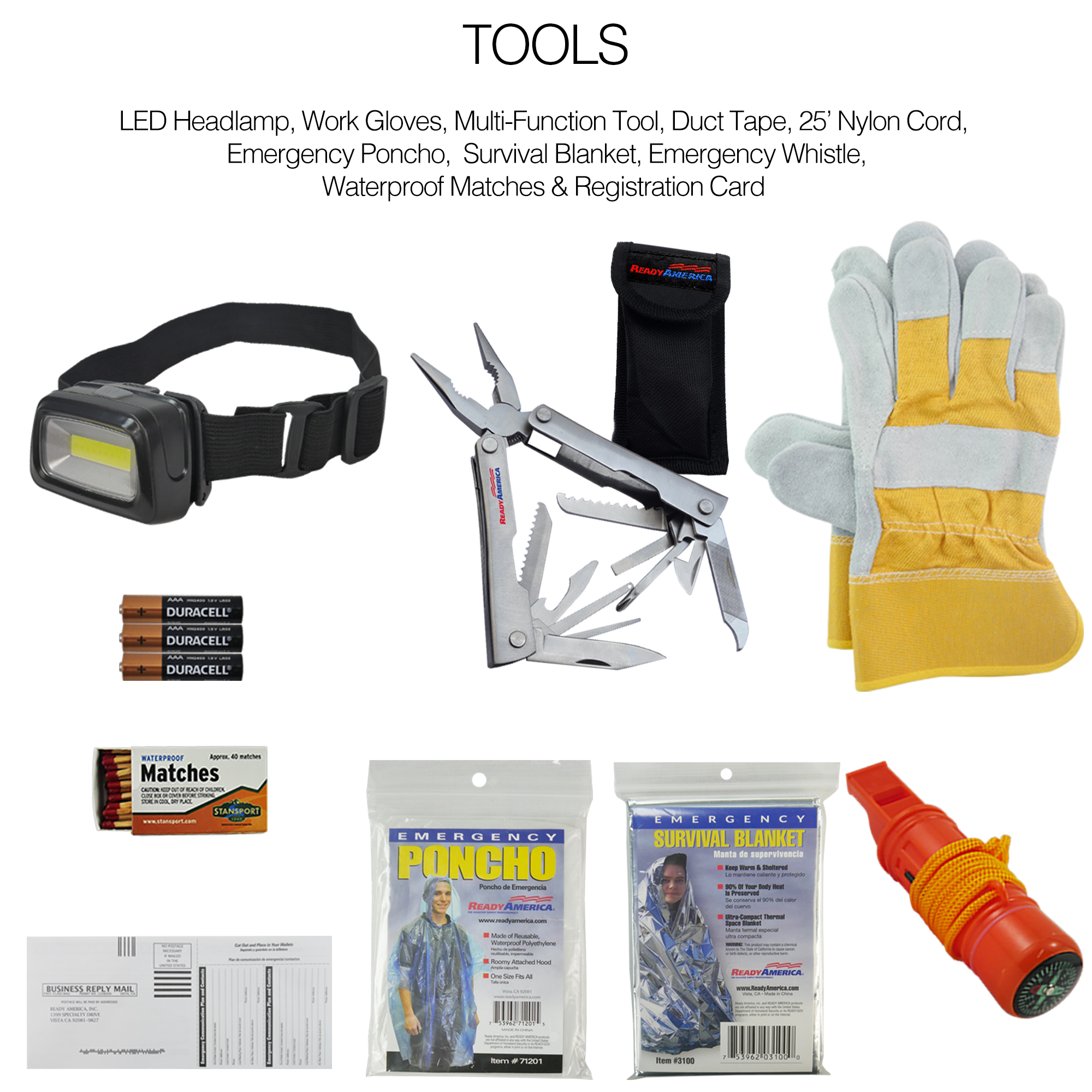 1 Person Deluxe Emergency Kit (3 Day Backpack)